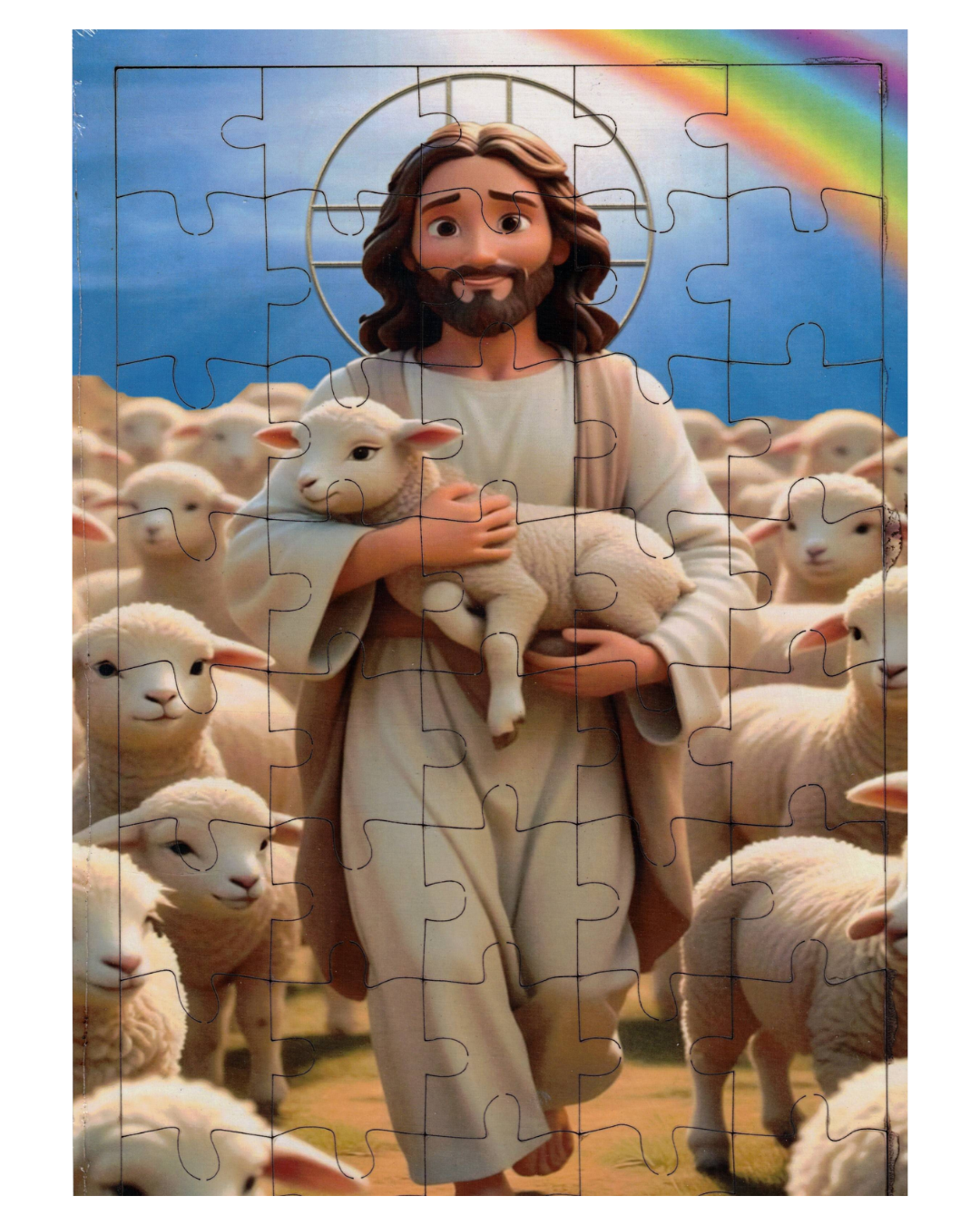 Christ the Good Sheperd - Puzzle – Saint Antony Gift shop