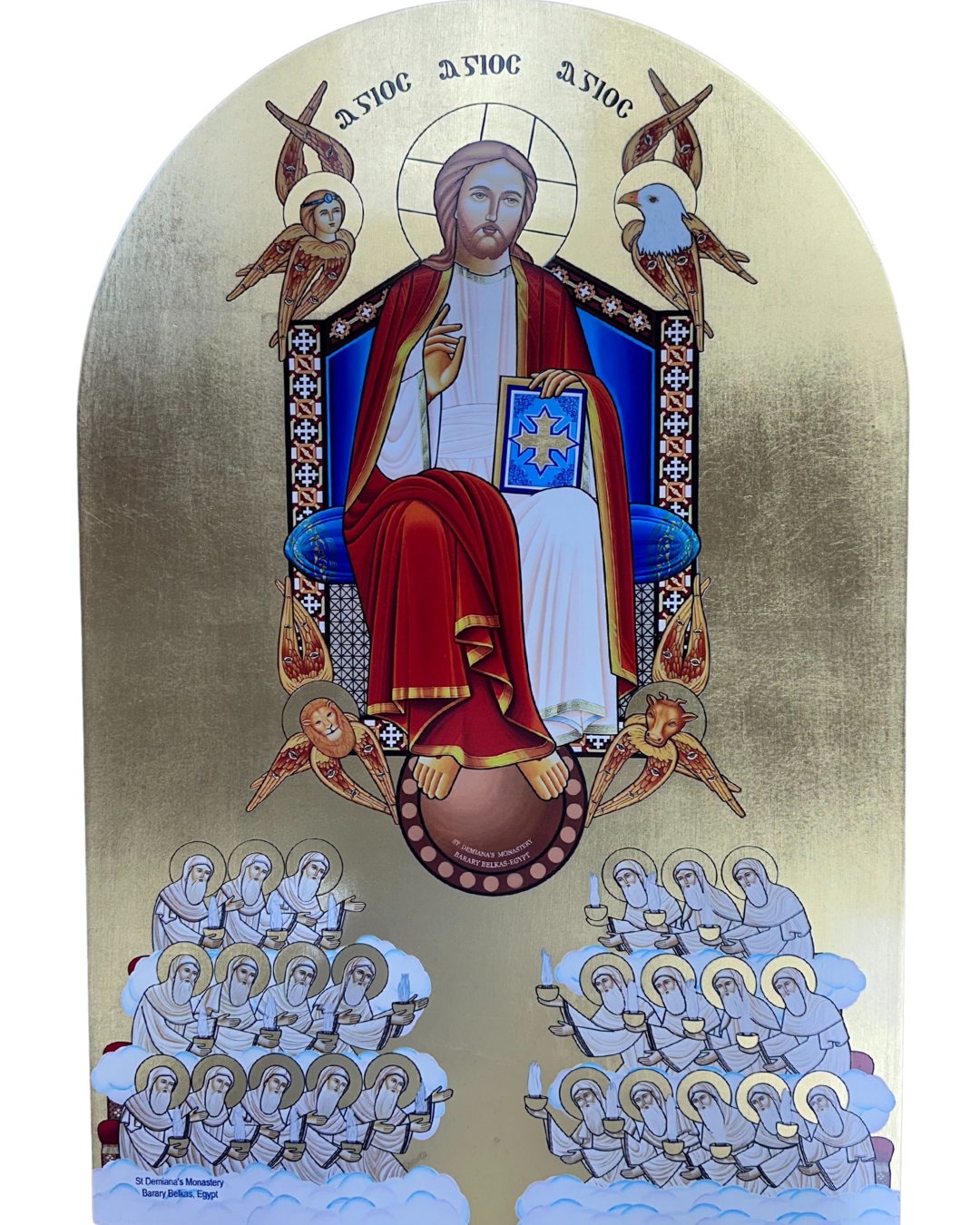 Coptic Icon of the Pantocrator Coptic arch – Saint Antony Gift shop