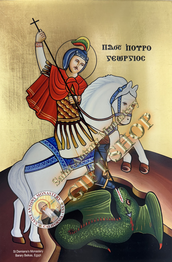 Coptic Icon of Saint George – Saint Antony Gift shop